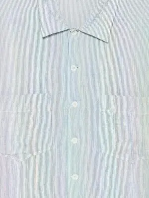 SUNFLOWER Pinstripe Pocket Shirt - Blue