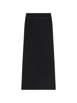 COURREGES Flap-pocket Maxi Skirt - Black