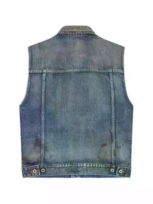 Rick Owens Buttoned Denim Gilet