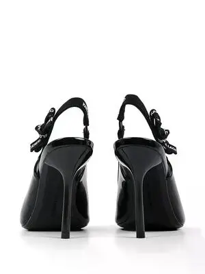 Karl Lagerfeld Sarabande Pointed-toe Leather Pumps