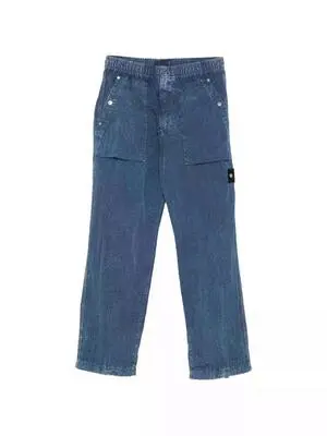 Stone Island Patch-pocket Trousers - Blue