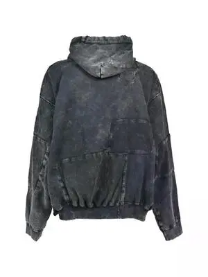 Mihara Yasuhiro Hooded Patchwork Sweatshirt