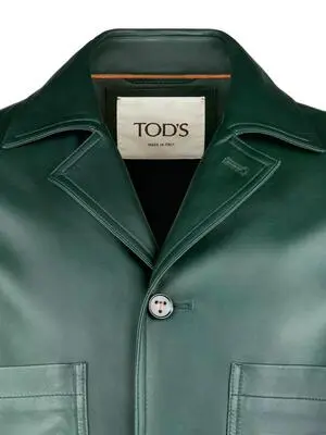 TOD'S Flap-pockets Leather Jacket