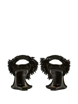 Balmain Thong Strap Sandals - Black
