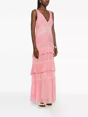 ERMANNO FIRENZE Lace Tiered Dress