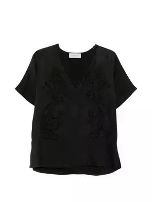 ERMANNO FIRENZE Floral-embroidery Top