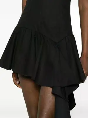 Giuseppe Di Morabito Ruffled Asymmetric Mini Dress
