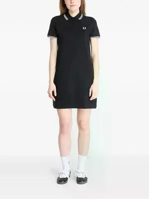 Fred Perry Polo-collar Mini Dress