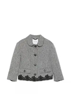 ERMANNO FIRENZE Lace-trimmed Jacket