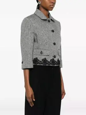ERMANNO FIRENZE Lace-trimmed Jacket
