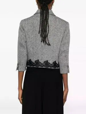 ERMANNO FIRENZE Lace-trimmed Jacket