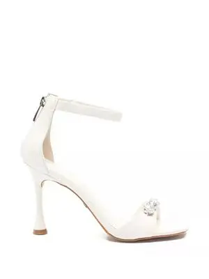 ANDREA CARRANO Rhinestone Ankle-strap Sandals