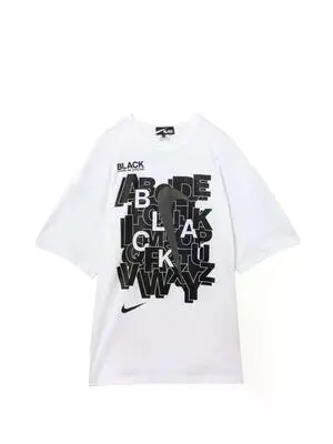 Comme Des Garçons X Nike Logo-print T-shirt - White