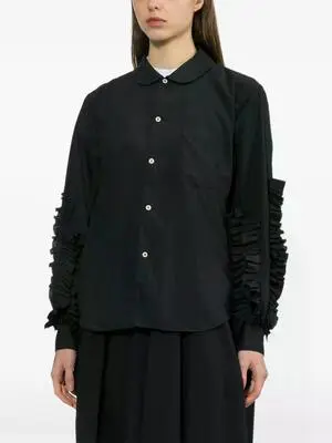 Comme Des Garçons Ruffled Shirt - Black