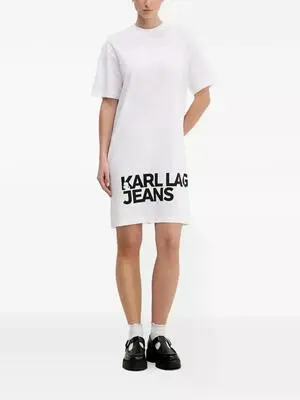 Karl Lagerfeld Crew-neck Mini Dress