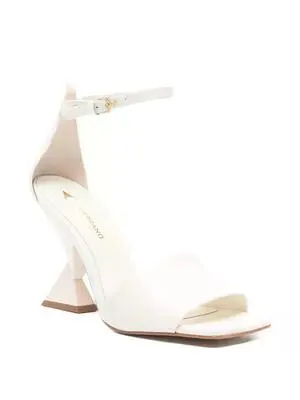 ANDREA CARRANO Sculpted-heel Sandals