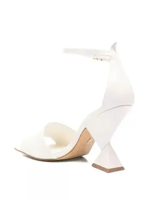 ANDREA CARRANO Sculpted-heel Sandals