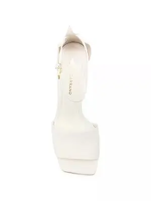 ANDREA CARRANO Sculpted-heel Sandals