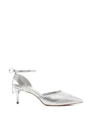 ANDREA CARRANO Pointed-toe Ankle-strap Pumps