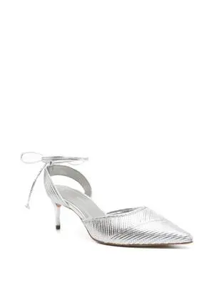 ANDREA CARRANO Pointed-toe Ankle-strap Pumps