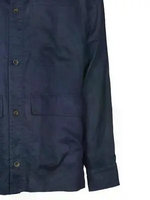 PALTO' Button Pockets Jacket - Blue