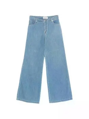 ERMANNO FIRENZE Five-pocket Wide Leg Jeans