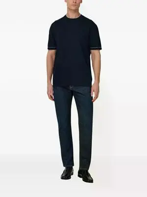 Boggi Milano Logo-patch Jeans - Blue