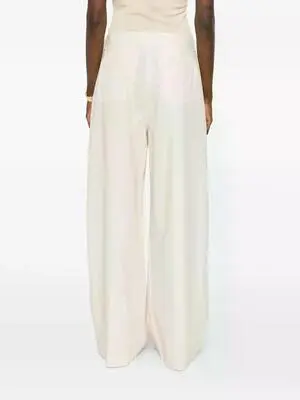 MOORER Pleated Wide-leg Trousers