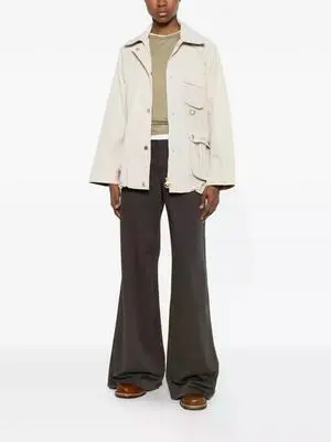 Barbour Showerproof Flap-pocket Button Coat