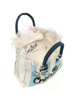 MC2 SAINT BARTH Colette Striped Tote Bag - Blue