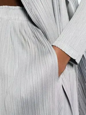 Issey Miyake Pleated Trousers - Grey