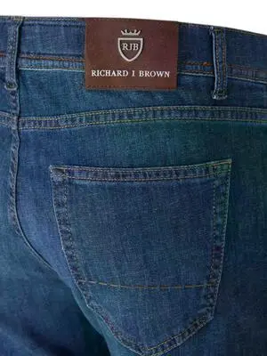 RICHARD J. BROWN Milano Logo-patch Jeans - Blue
