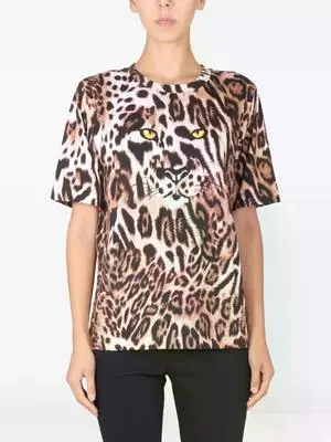 Moschino Animal Print T-shirt - Neutrals