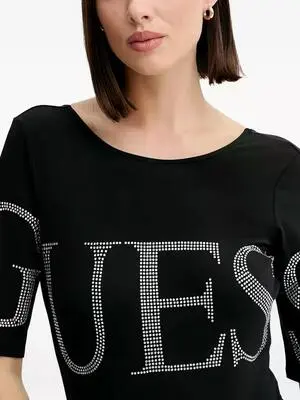 Guess Embellished Logo Bodysuit
