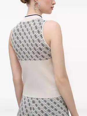 Guess Patterned High-neck Tank Top