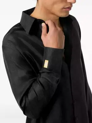 BILLIONAIRE Patterned Silk Shirt