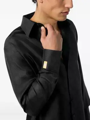 BILLIONAIRE Patterned Silk Shirt