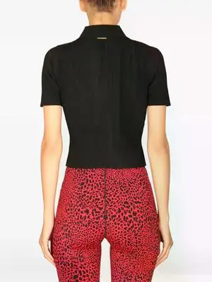 Michael Kors Logo Button Polo Top