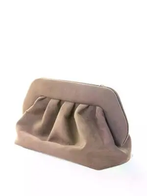 THEMOIRE Bios Ruched Clutch - Grey