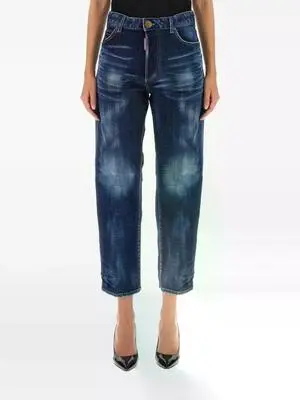 Dsquared2 Flag-patch Straight Jeans