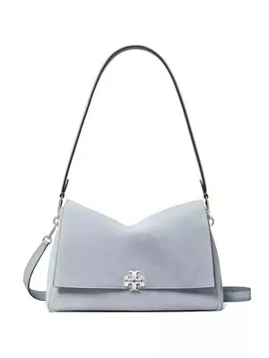 Tory Burch Charlie Suede Shoulder Bag - Blue