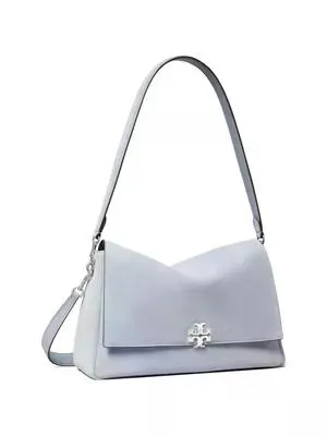 Tory Burch Charlie Suede Shoulder Bag - Blue