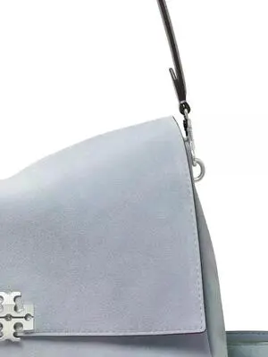 Tory Burch Charlie Suede Shoulder Bag - Blue