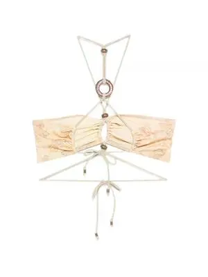 Isabel Marant Étoile Analia Ring Strap Bikini Top - Neutrals