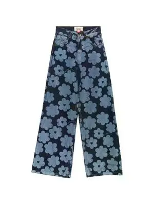 ALESSANDRO ENRIQUEZ Floral-print Jeans