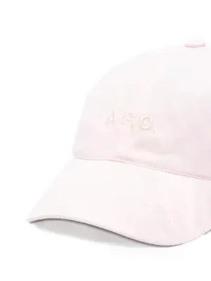 A.p.c. Embossed Baseball Cap - Pink