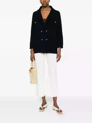 NEERA Star-motif Double-breasted Blazer