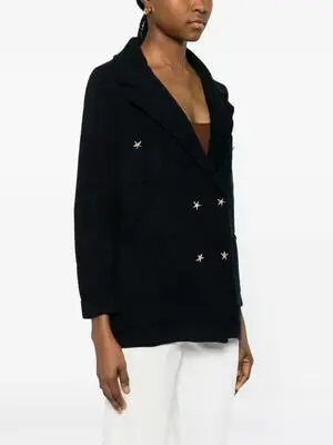 NEERA Star-motif Double-breasted Blazer