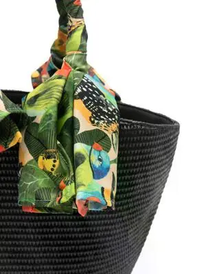 Farm Rio Printed Handle Tote Bag