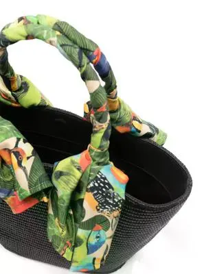 Farm Rio Printed Handle Tote Bag